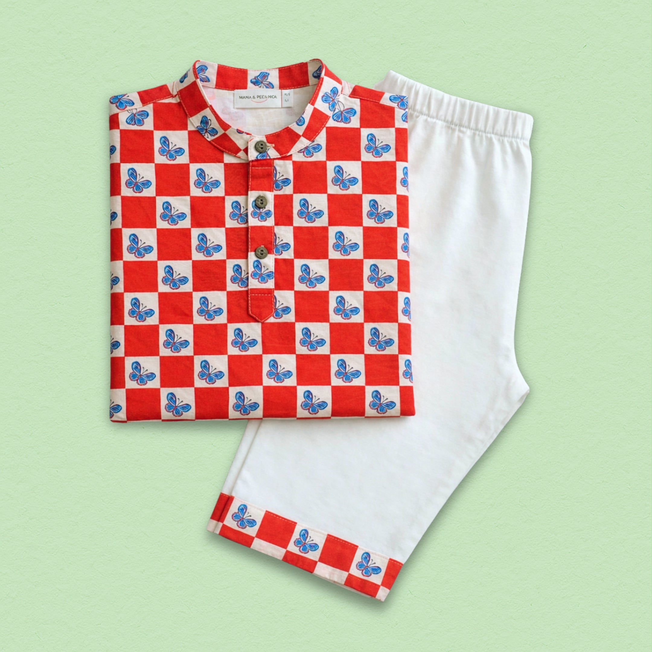 Beeming Butterflies Kurta Set – Mama and Peaches